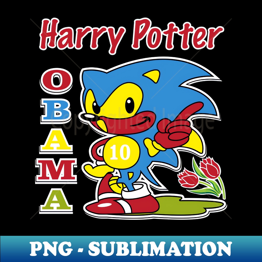 Sonic Harry Potter Obama - Aesthetic Sublimation Digital Fil | Inspire ...