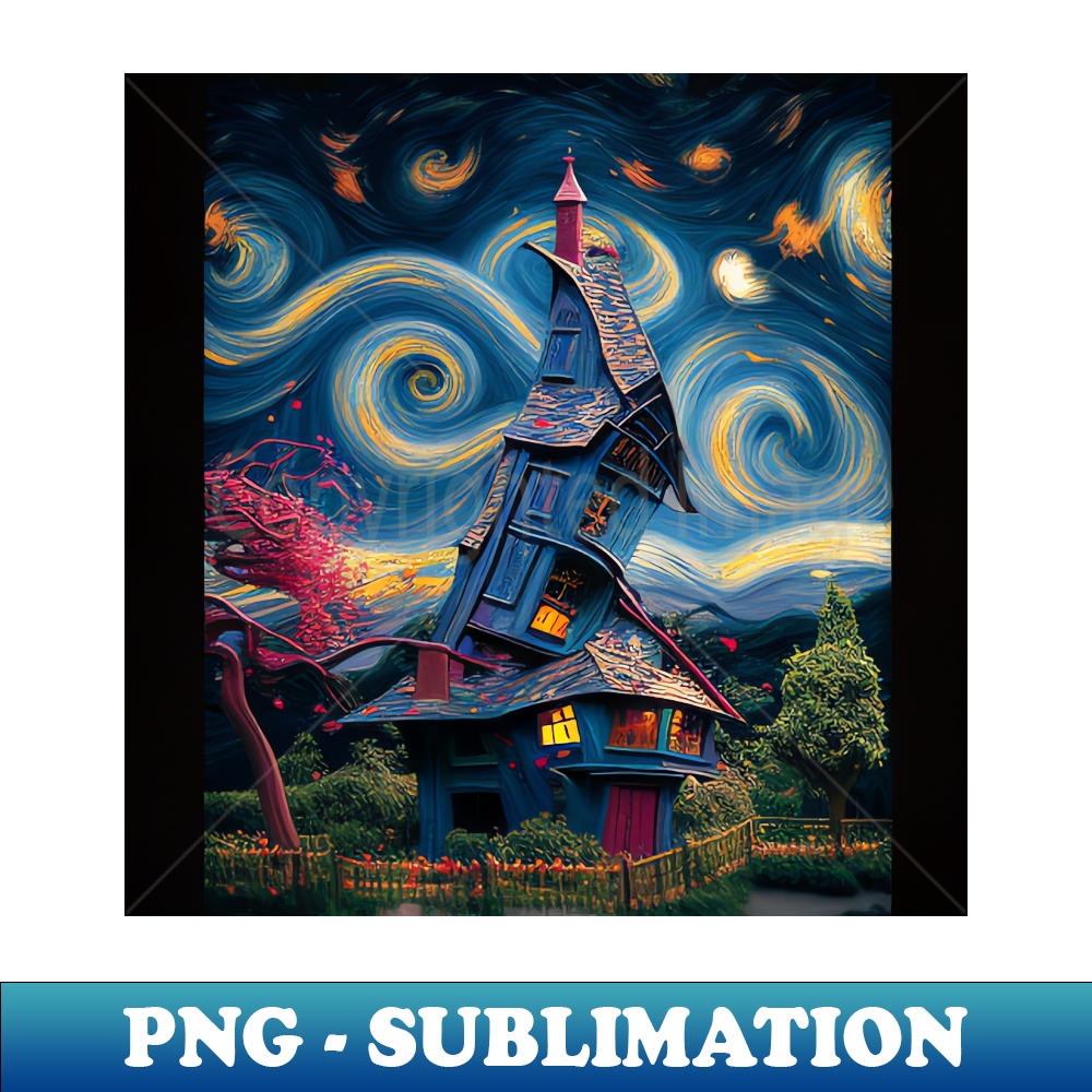 Starry Night Over The Burrow - PNG Transparent Digital Downl | Inspire ...