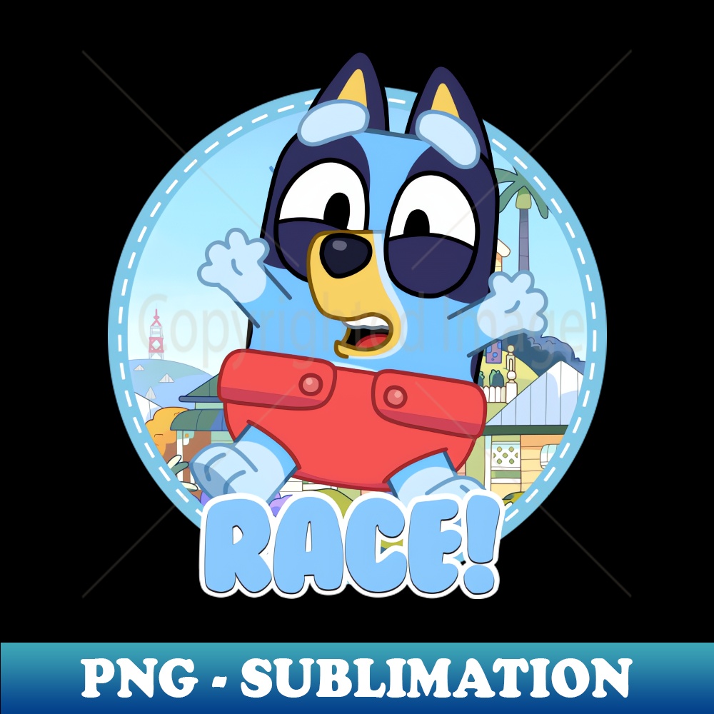 Bluey and Bingo race - Aesthetic Sublimation Digital File - - Inspire ... Bluey and Bingo race - Aesthetic Sublimation Digital File - - Inspire ...
