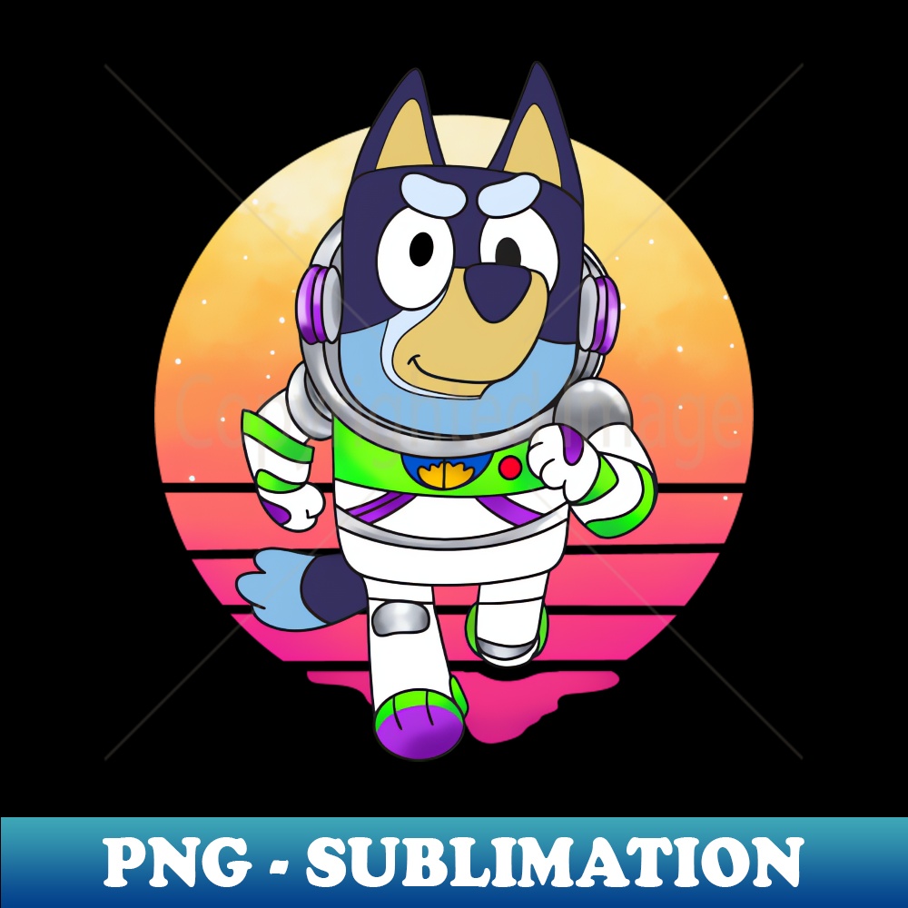 bluey - Sublimation-Ready PNG File - Unleash Your Inner Rebe | Inspire Uplift