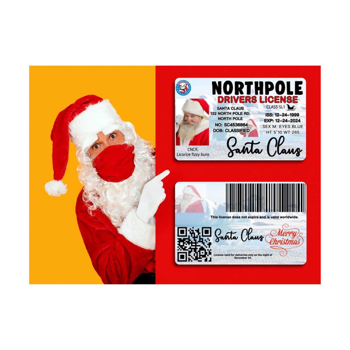 Santa license, santa licence, santa lost license, santa driv | Inspire ...