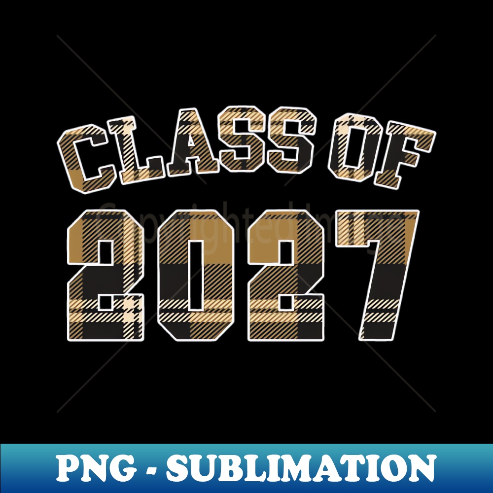 Pattern Flannel-Class Of 2027 8th Grade-11 - PNG Transparent | Inspire ...