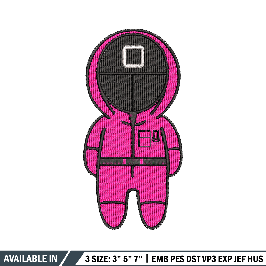 Squid game logo embroidery design, Squid game logo embroider | Inspire ...