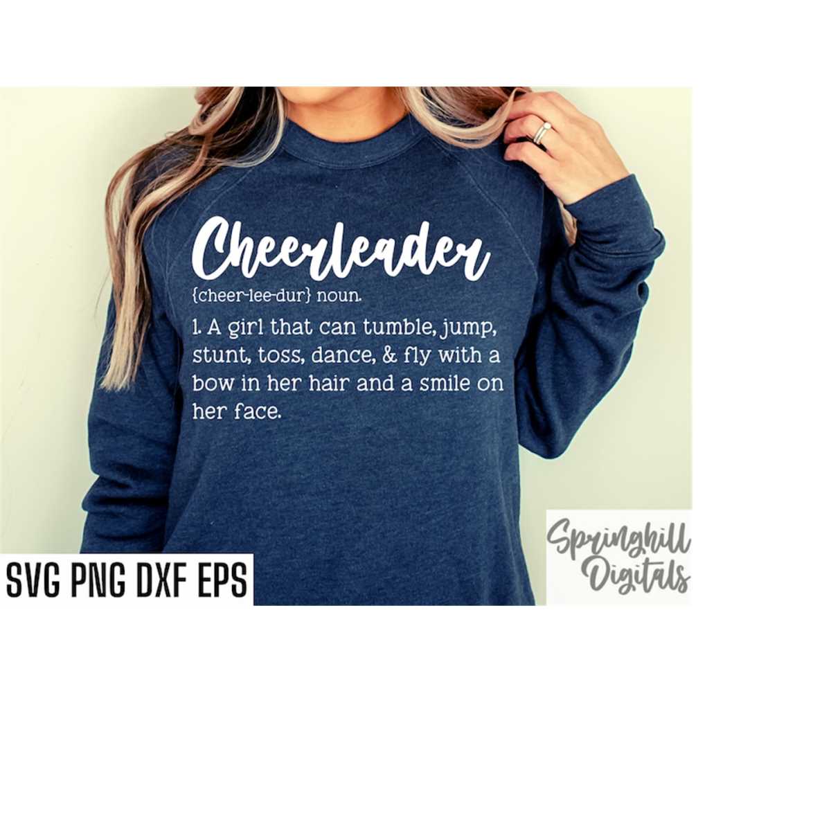 Cheerleader Svgs | Cheer Svgs | Cheer Shirt Svgs | Cheer Cut - Inspire ...