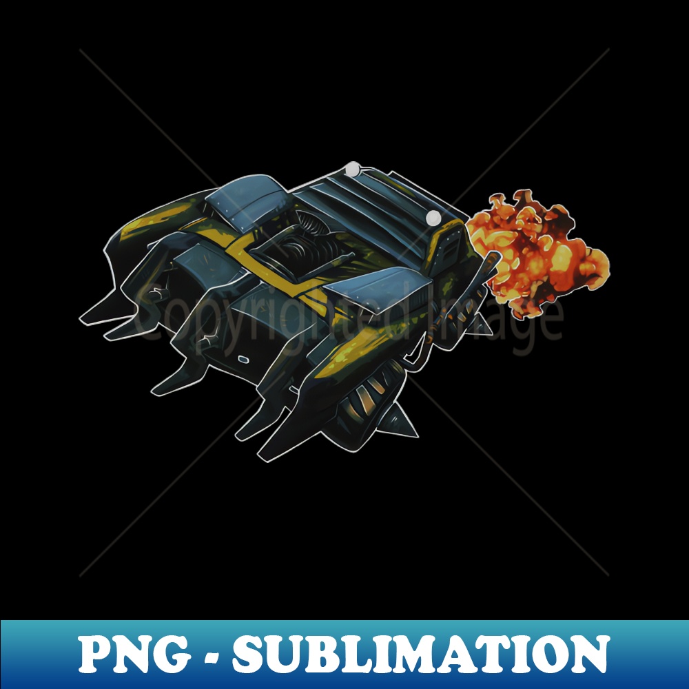 Gold Rocket League Car with Boost - Professional Sublimation | Inspire ...