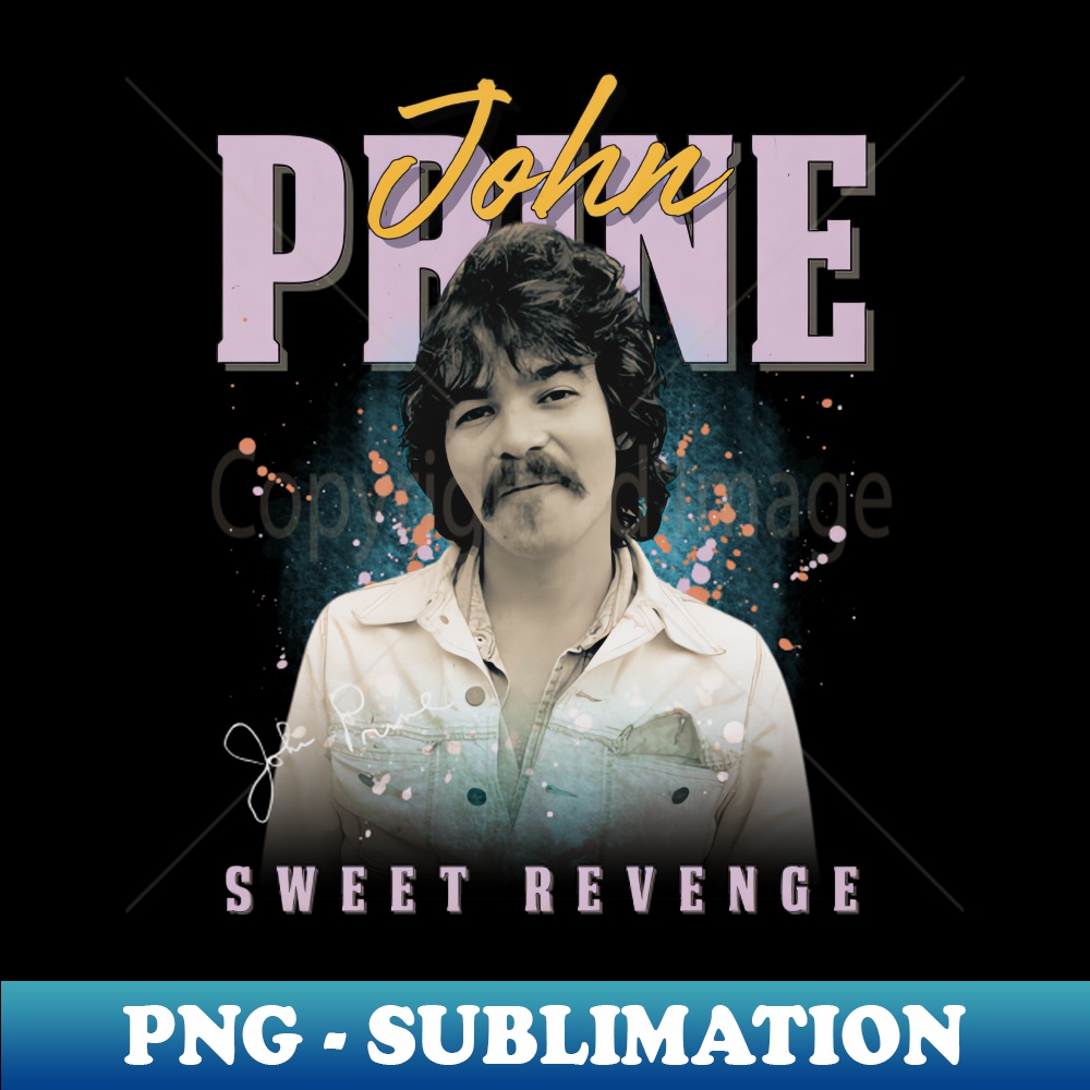 John Prine Original Aesthetic Tribute - High-Resolution PNG - Inspire Uplift