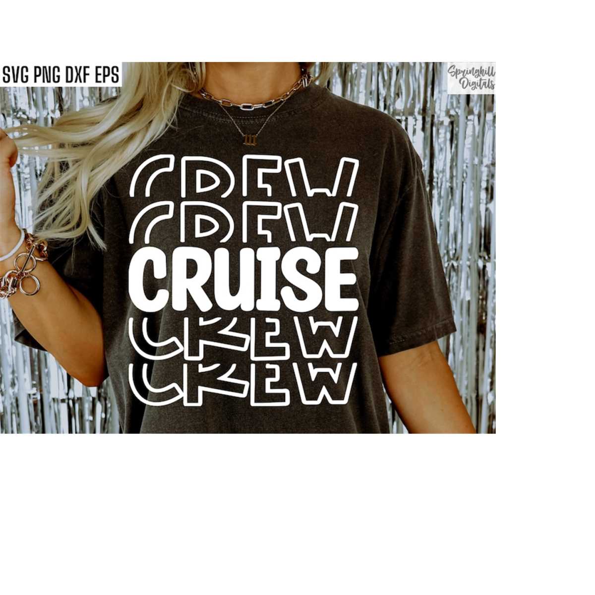 Cruise Crew Svg | Matching Cruise Shirt Svgs | Spring Break - Inspire ...