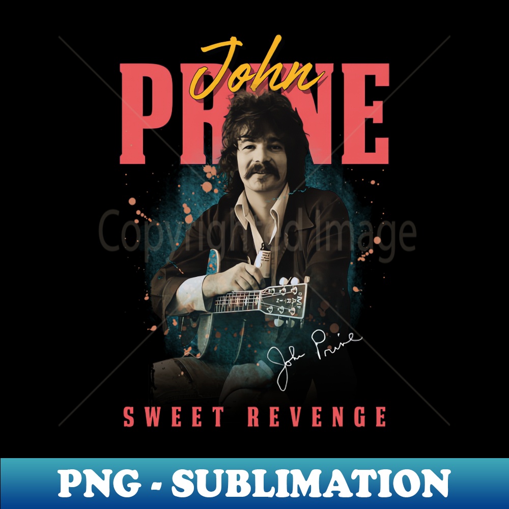 John Prine Original Aesthetic Tribute - PNG Transparent Sub - Inspire Uplift