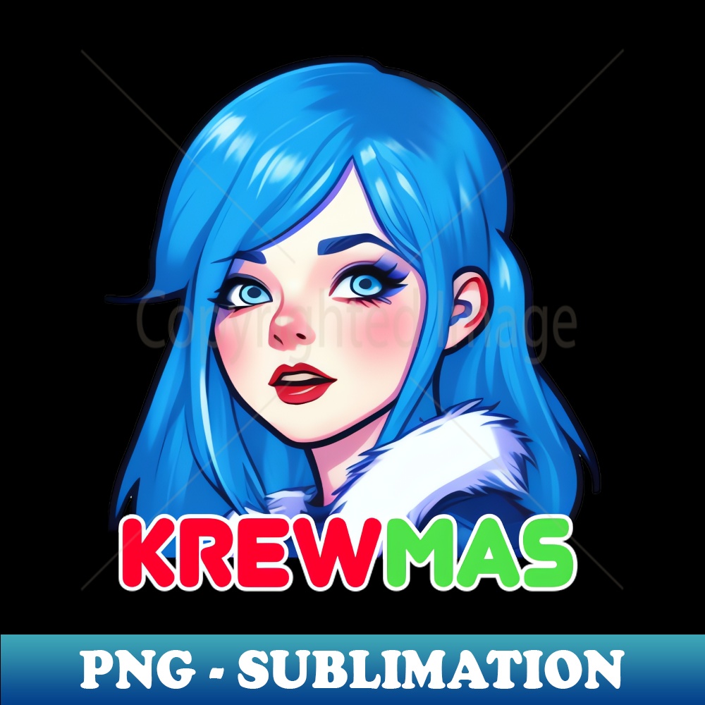 ItsFunneh Merry KrewMas art - Trendy Sublimation Digital Dow - Inspire ...