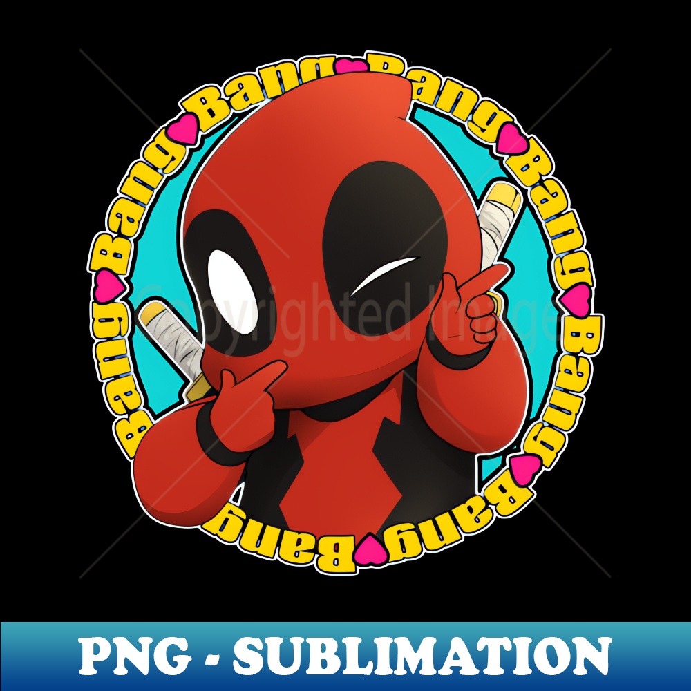 Deadpool Banging - Sublimation-Ready PNG File - Unlock Vibra - Inspire ...