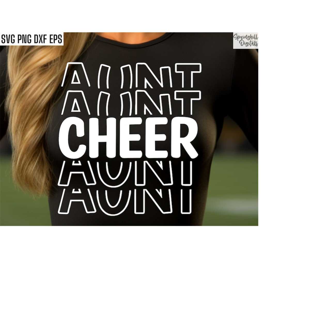 Cheer Aunt Svg | Cheerleading Pngs | Cheer Team Cut Files | | Inspire ...