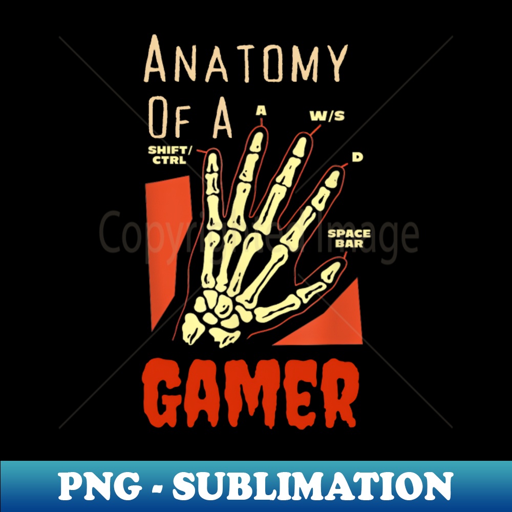 Anatomy Of A Gamer Skeleton halloween Funny - Special Editio | Inspire ...
