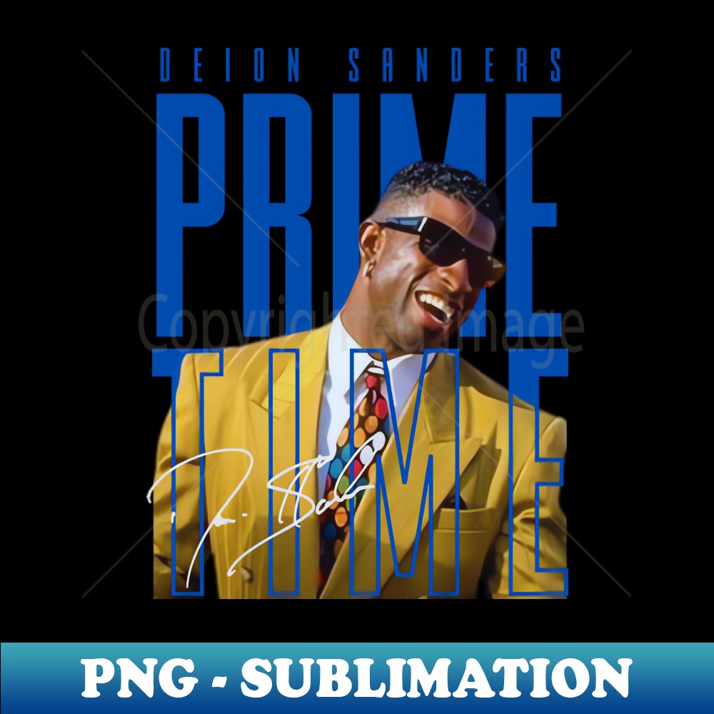 Deion Sanders Aesthetic Tribute - PNG Transparent Digital Do - Inspire ...