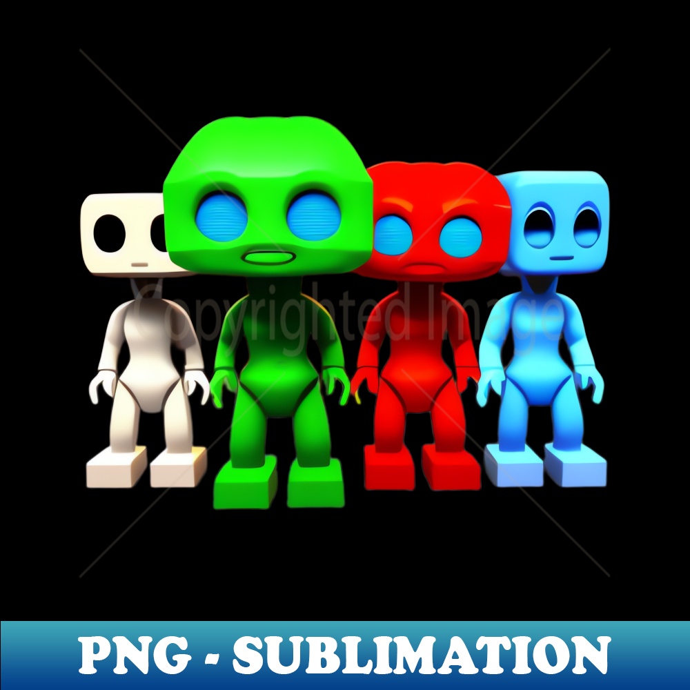 Alien Roblox - Sublimation-Ready PNG File - Instantly Transf | Inspire ...
