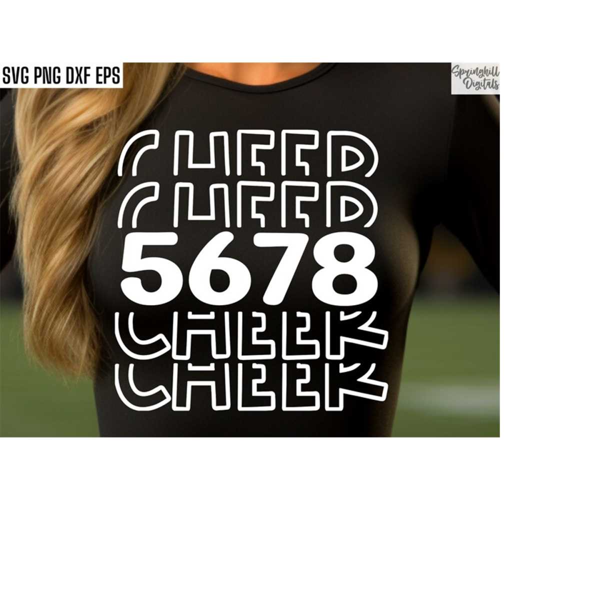 5678 Cheer Svg | Cheerleading T-shirt | Cheer Team Cut Files - Inspire ...
