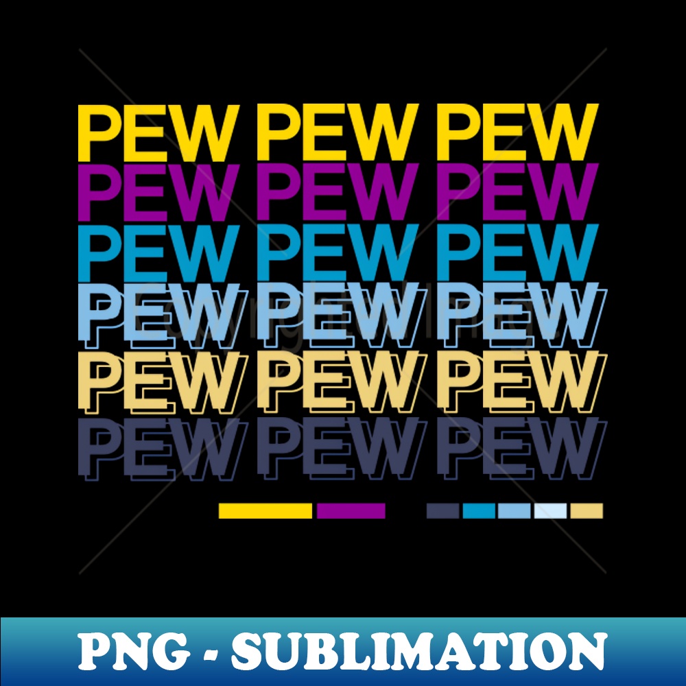 pew pew cartoon kids - Digital Sublimation Download File - E | Inspire ...
