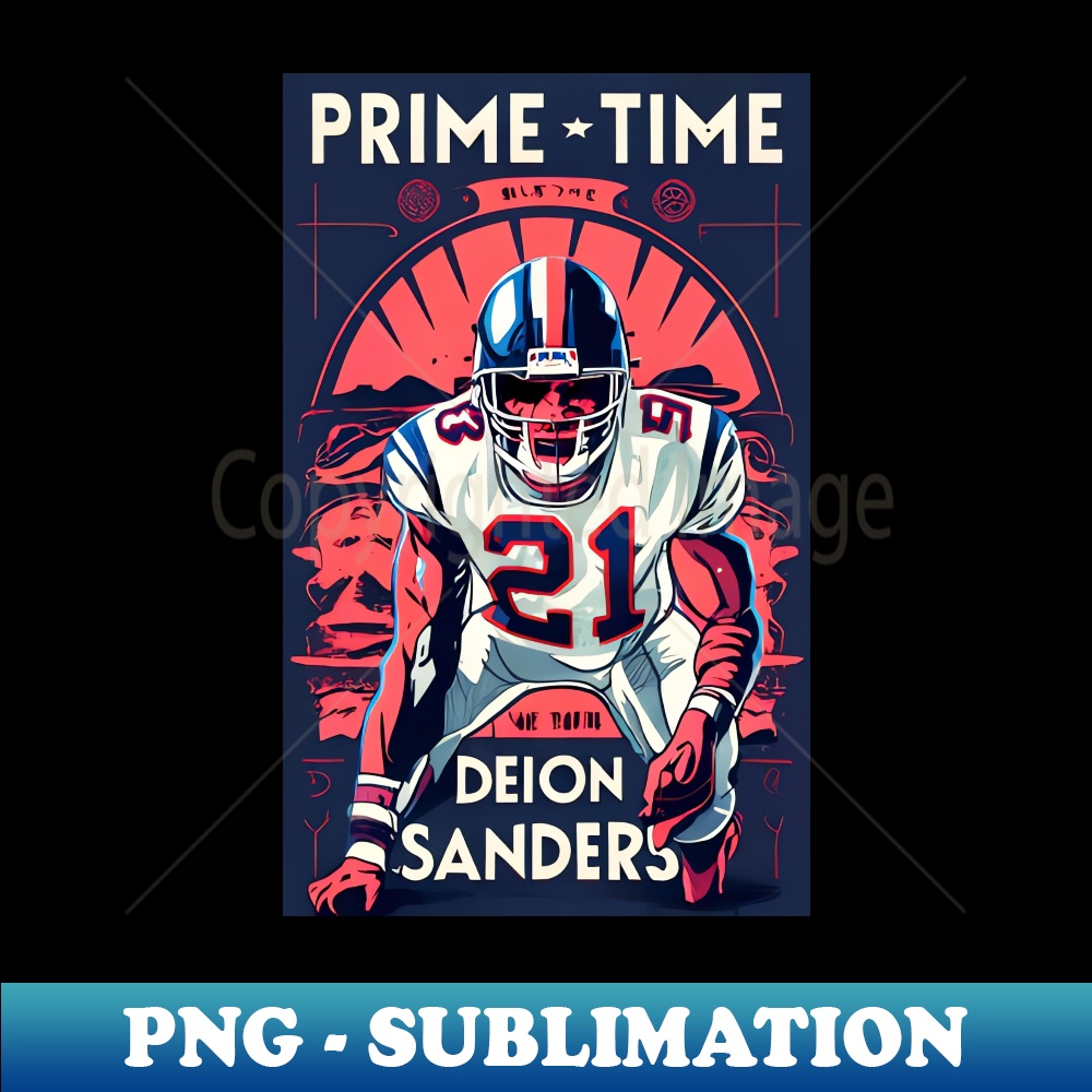 Prime time deion sanders - Sublimation-Ready PNG File - Perf - Inspire ...