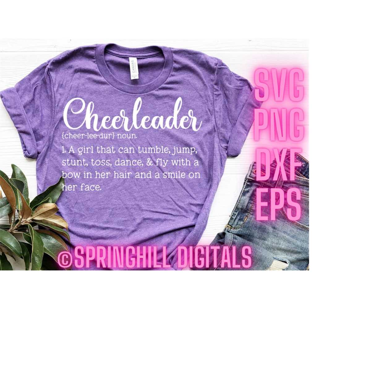 Cheerleader Svgs | Cheer Svgs | Cheer Shirt Svgs | Cheer Cut | Inspire ...