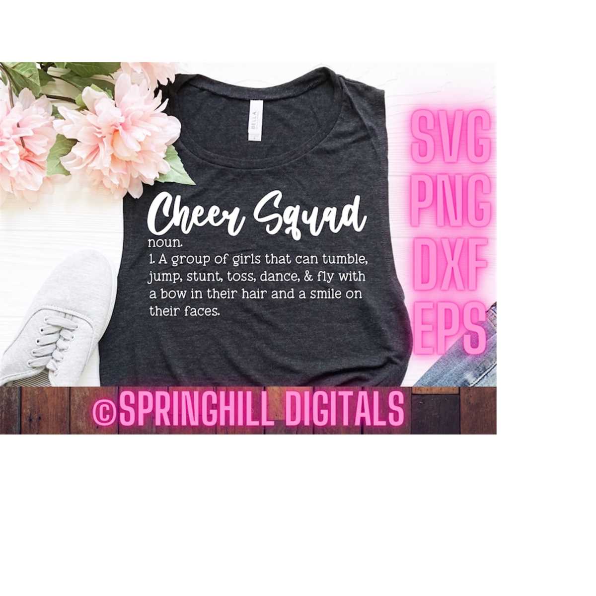 Cheerleader Svgs | Cheer Svgs | Cheer Shirt Svgs | Cheer Cut - Inspire ...