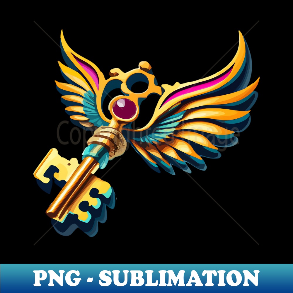 Magic Flying Key - PNG Transparent Sublimation File - Defyin | Inspire ...