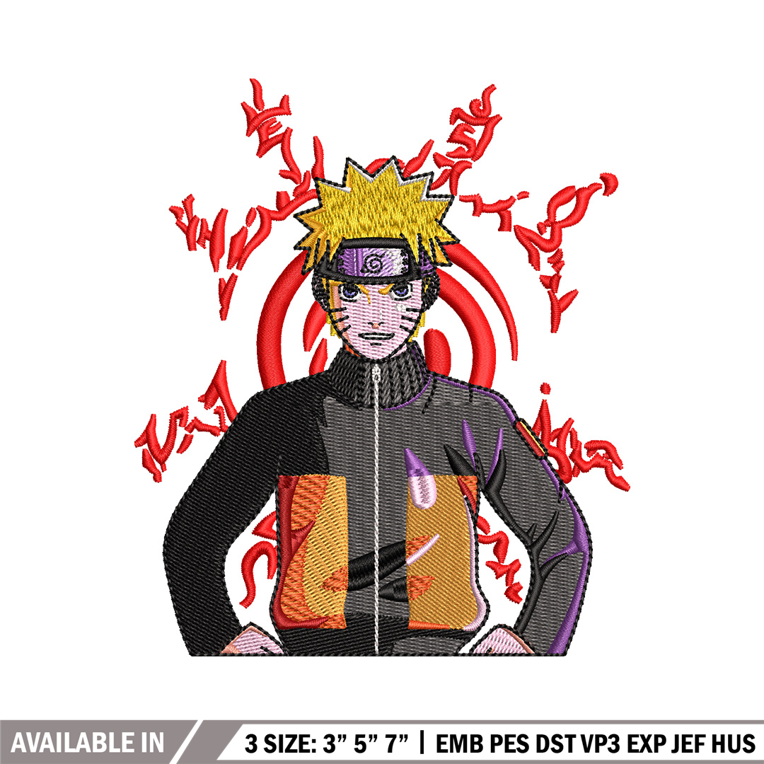 Naruto normal embroidery design, Naruto embroidery, Embroide | Inspire ...