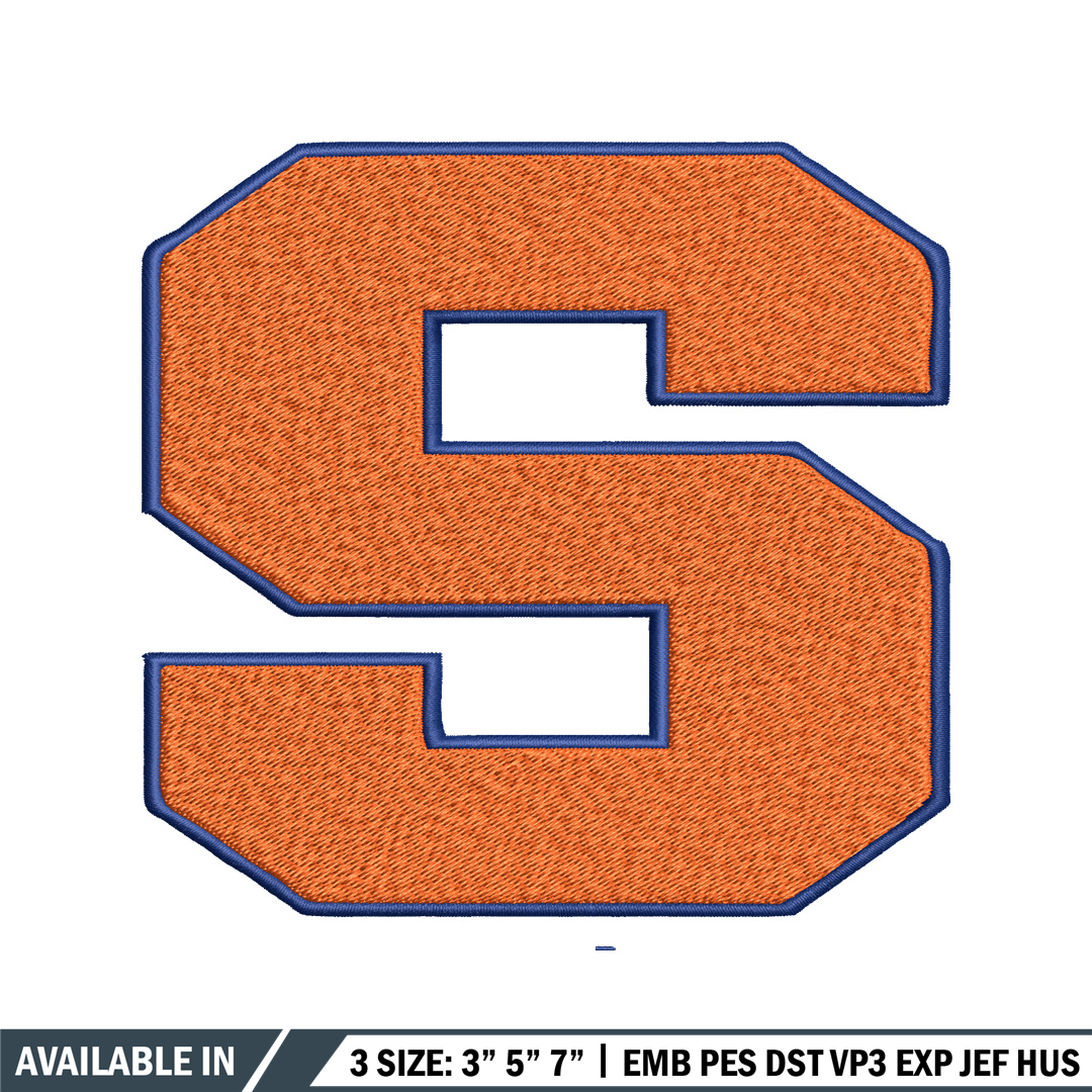 Syracuse Orange embroidery design, Syracuse Orange embroider | Inspire ...