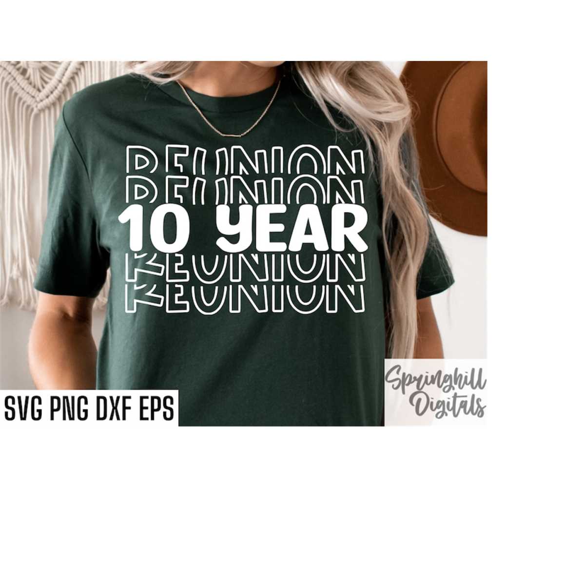 10 Year Reunion Svgs | High School Class Reunion | Ten Year - Inspire ...