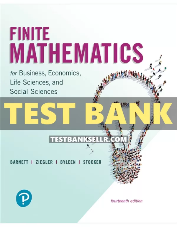 Test Bank for Finite Mathematics for Business Economics Life | Inspire ...