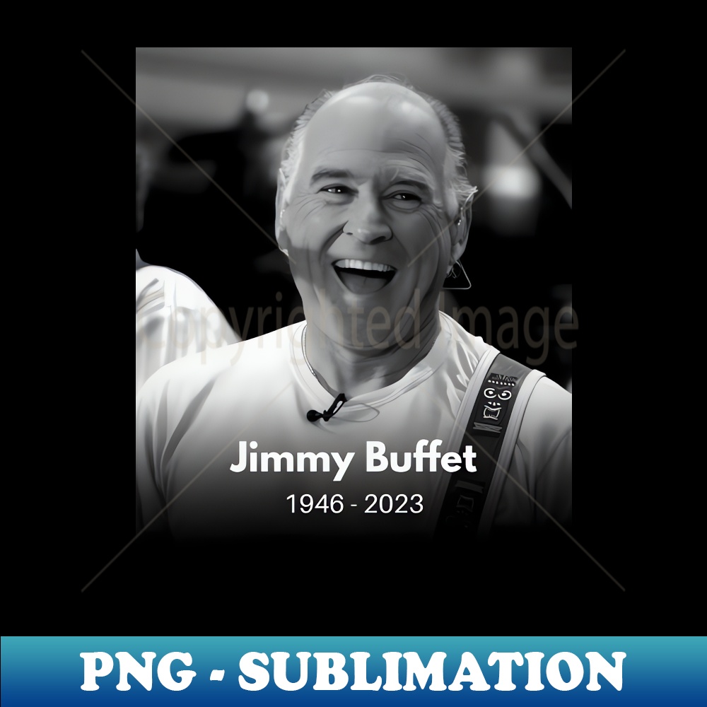 RIP Jimmy Buffett - Retro PNG Sublimation Digital Download - - Inspire ...