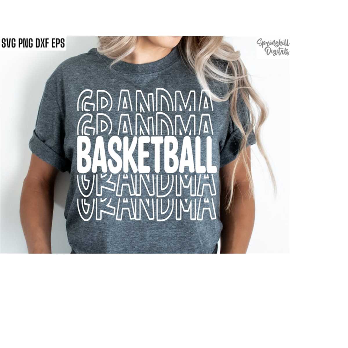 Basketball Grandma Svg | Sports Season Cut Files | Bball Gma - Inspire ...
