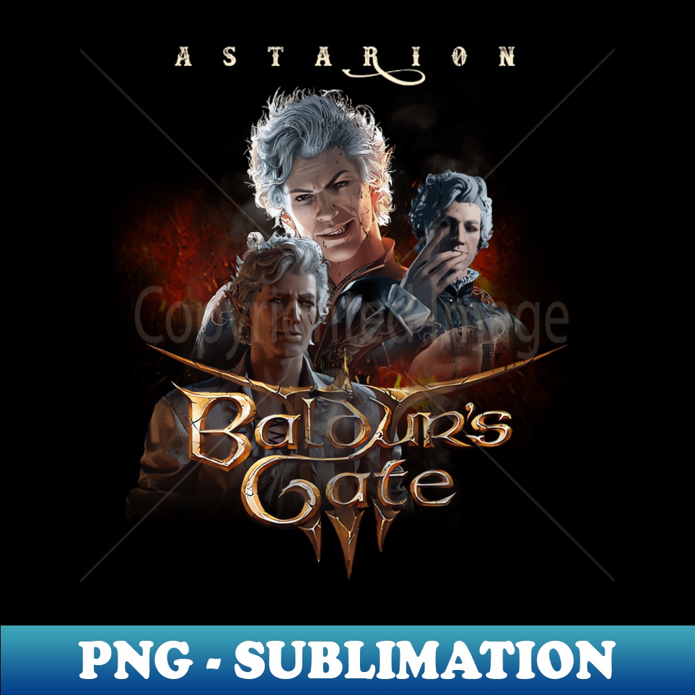Astarion Baldurs Gate 3 - PNG Transparent Sublimation Design | Inspire ...