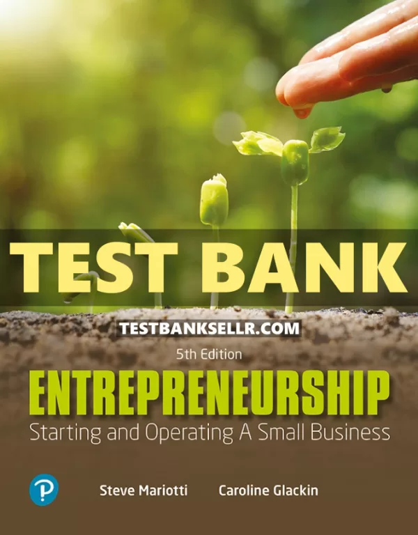 Test Bank for Entrepreneurship Starting and Operating Small | Inspire ...