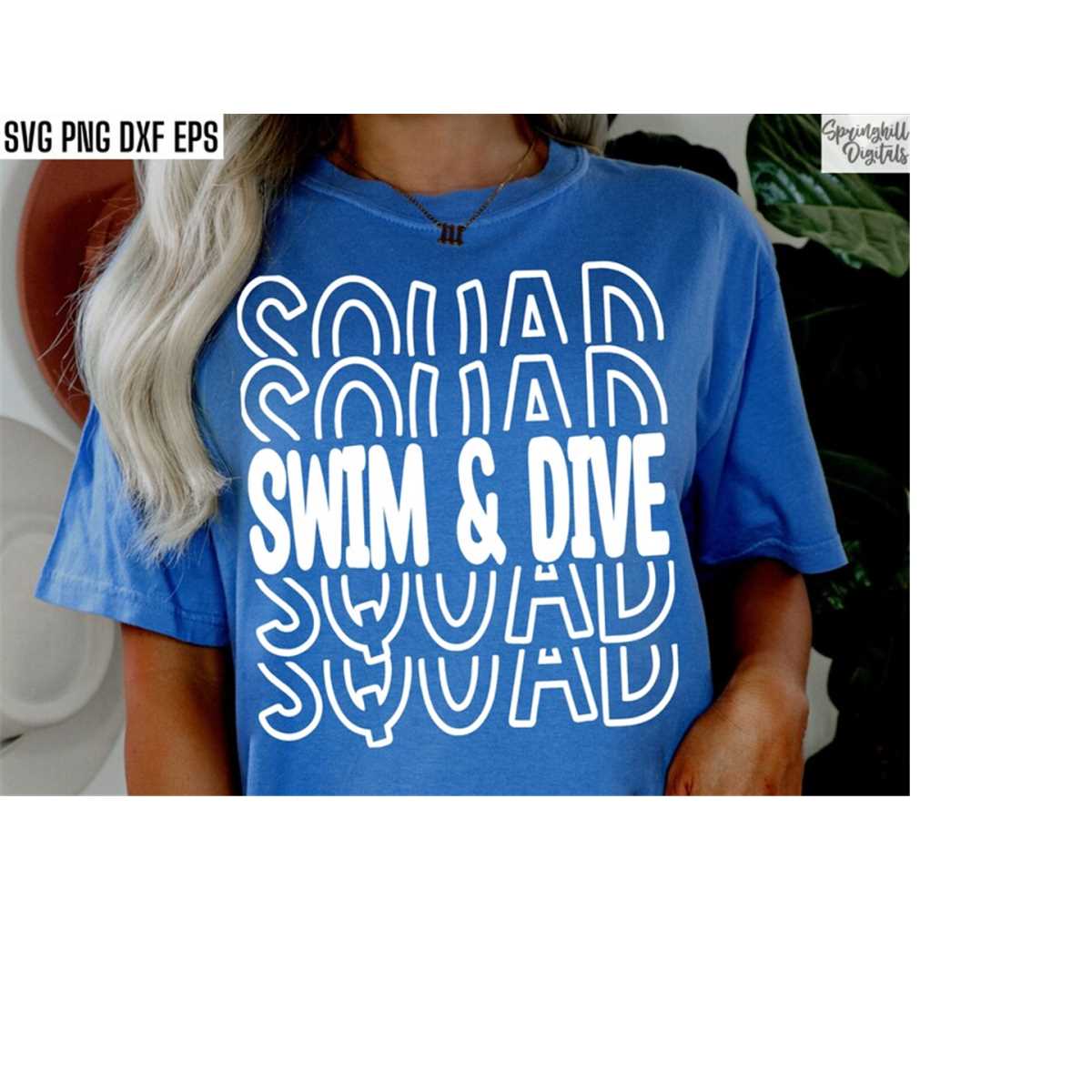 Swim and Dive Squad | Swim Team Svgs | Swimmer Pngs | High S - Inspire ...