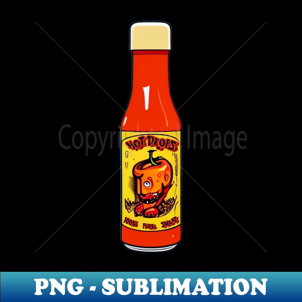 Hot Drops PVP Sauce - PNG Transparent Sublimation Design - A - Inspire ...