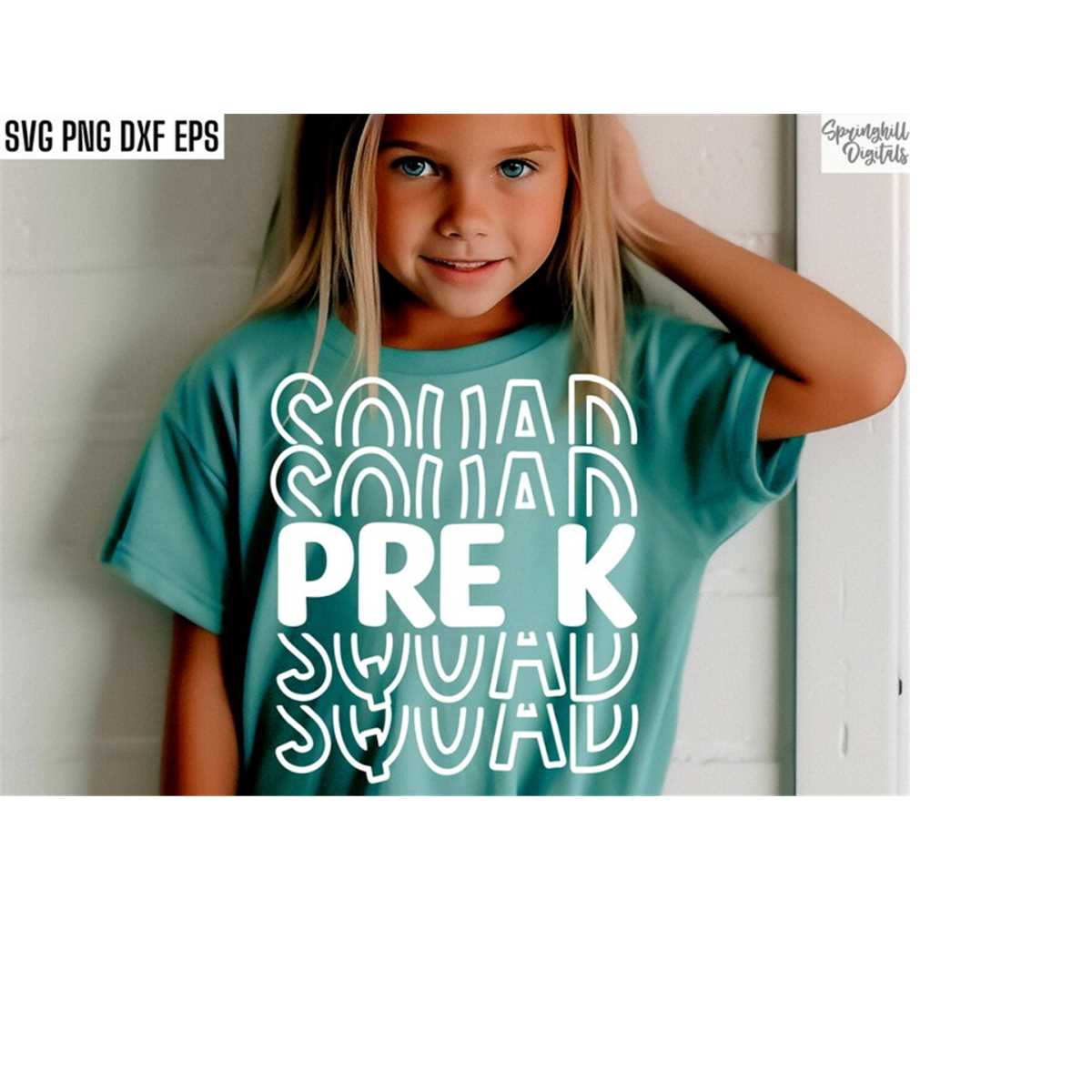 Pre K Squad Svgs | Back To School Shirt | First Day Of Schoo | Inspire ...