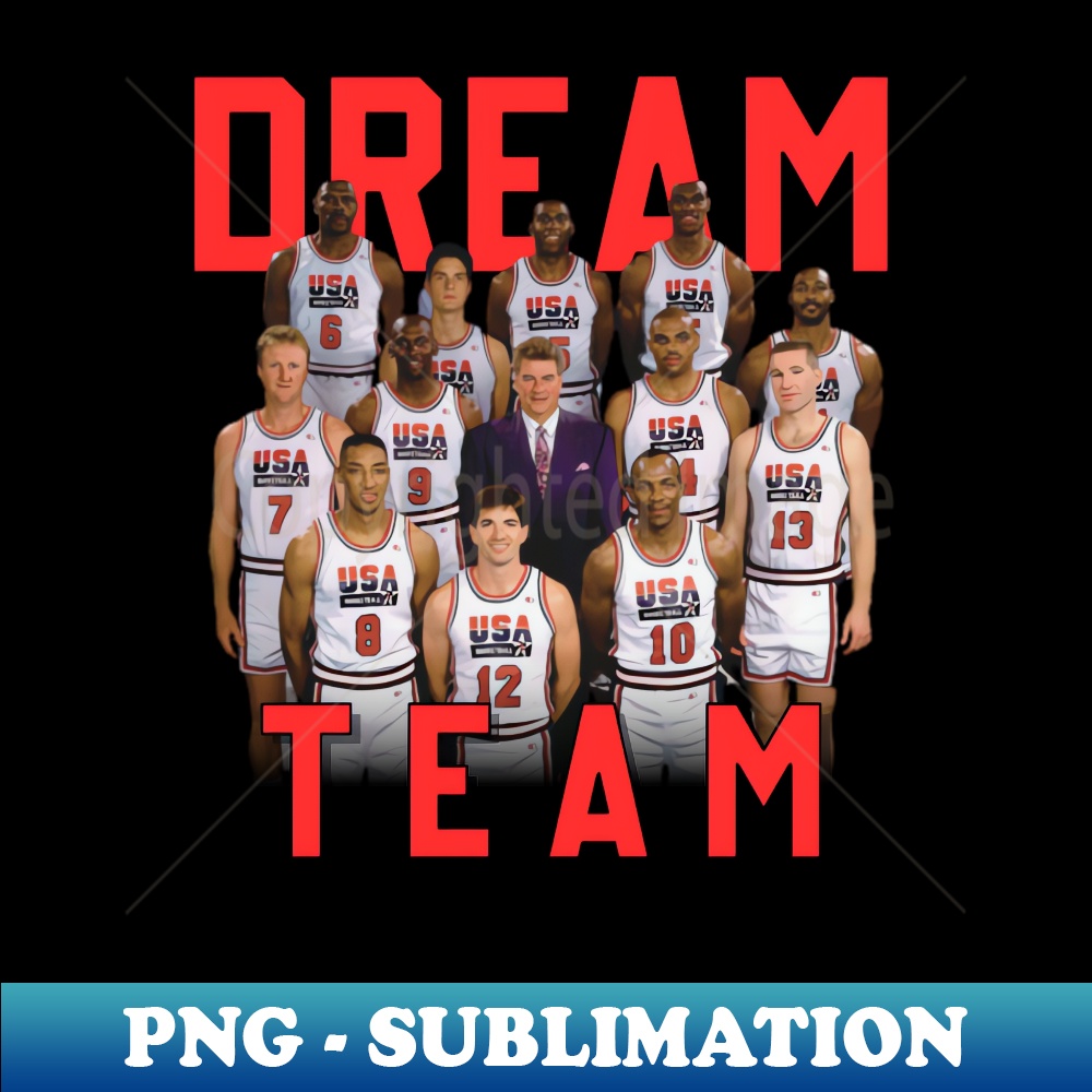 Dream Team Aesthetic Tribute - Premium PNG Sublimation File | Inspire ...