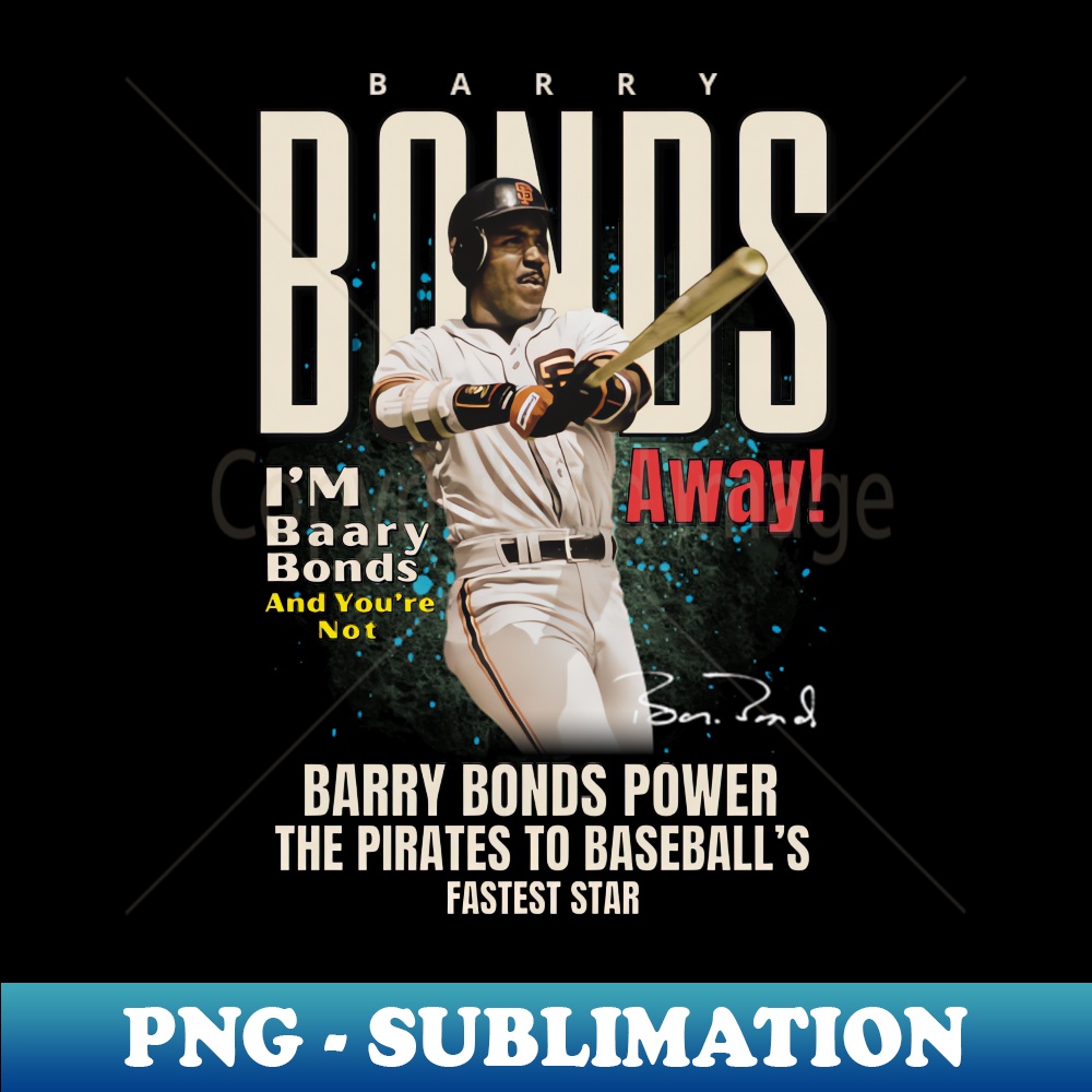 Barry Bonds Original Aesthetic Tribute - Exclusive Sublimati | Inspire ...