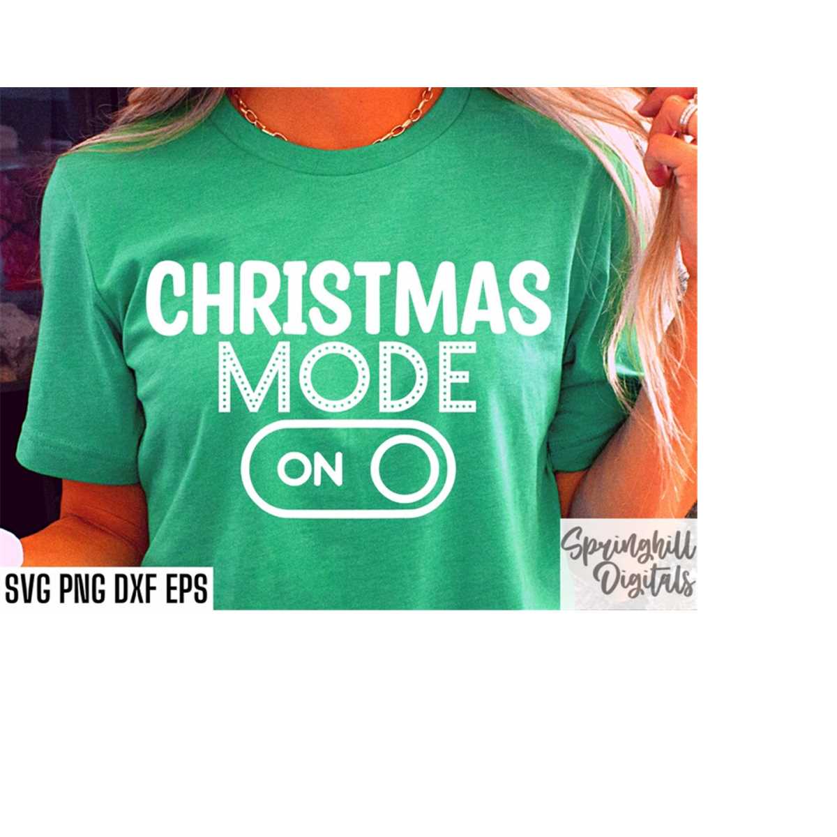 Christmas Mode On Svg | Holiday Cut Files | Kids Christmas S | Inspire ...