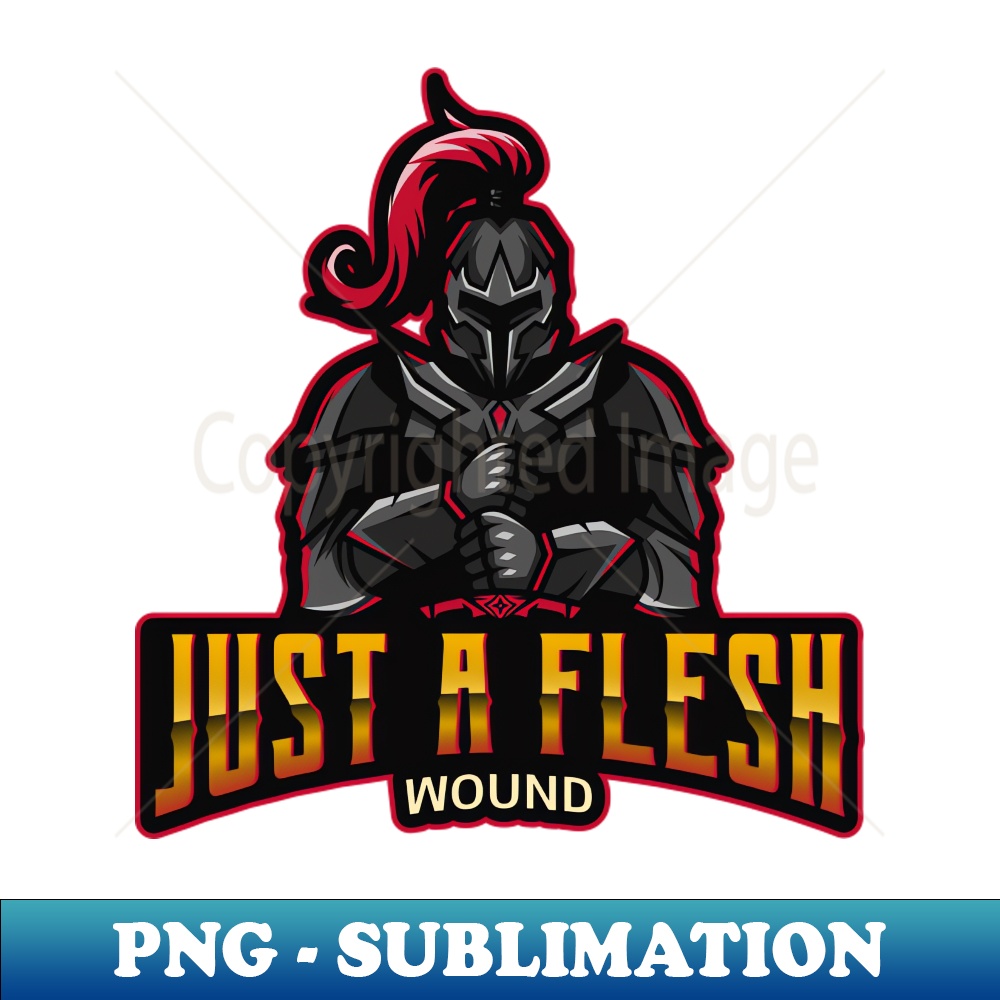 Just a Flesh Wound Black Knight - High-Resolution PNG Sublim | Inspire ...