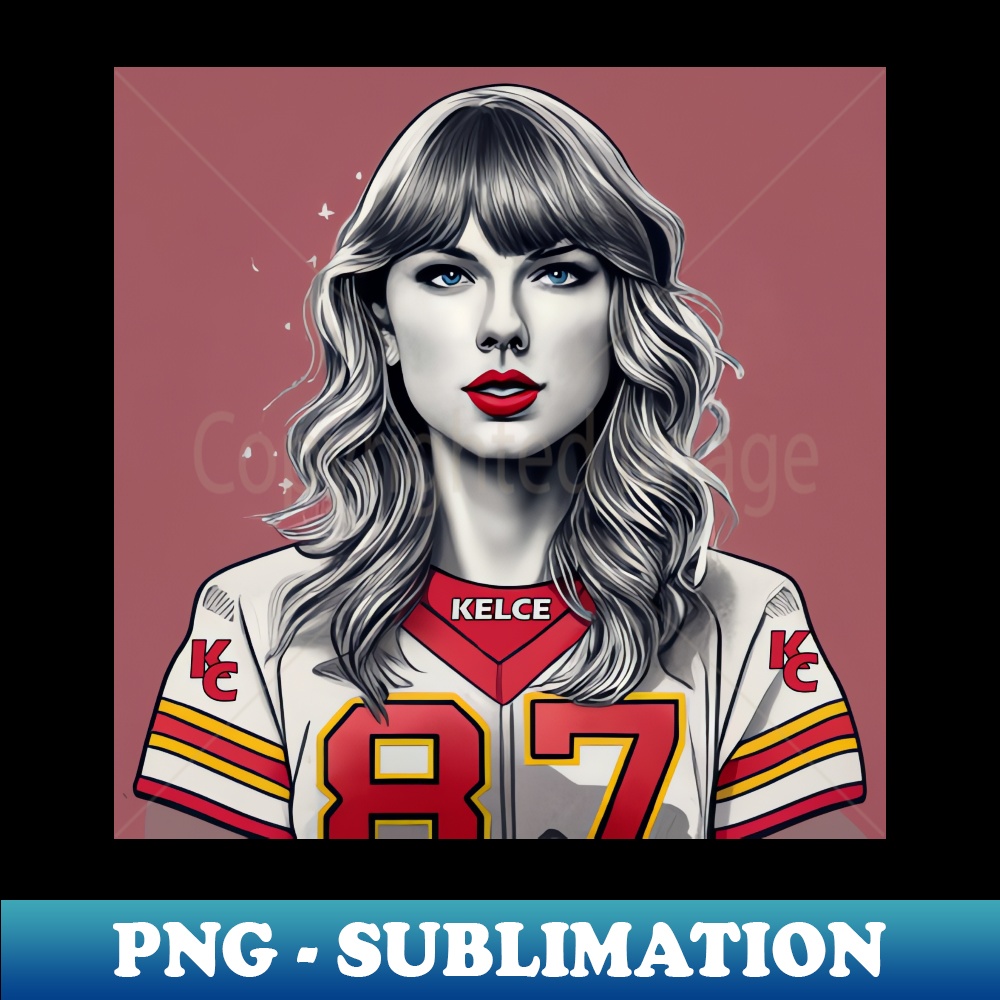 Taylor Swift Travis Kelce - Premium Sublimation Digital Down - Inspire ...