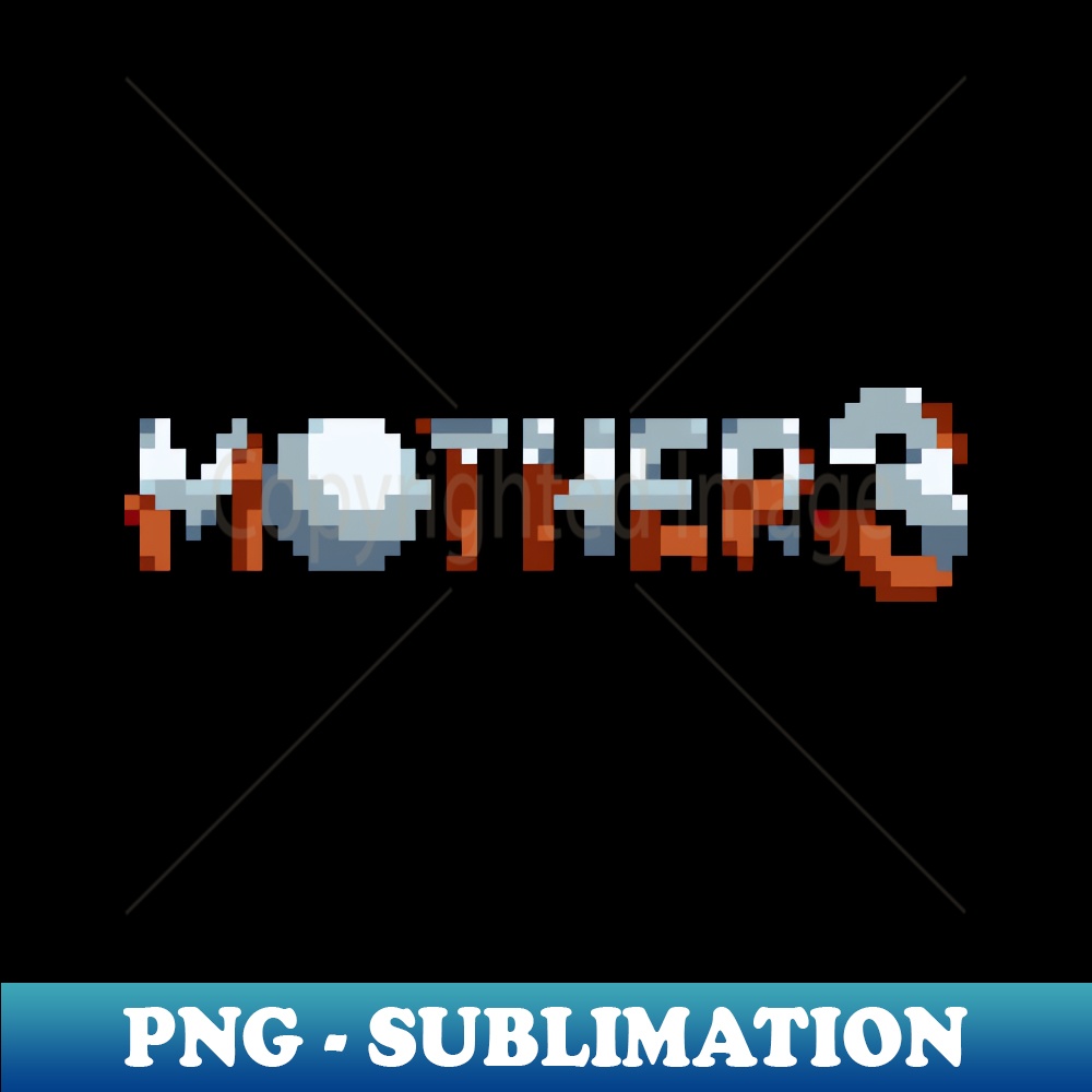 Mother 3 Pixel Art Logo - Exclusive Sublimation Digital File - Inspire ...