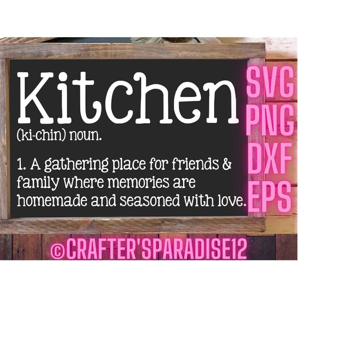 Kitchen Svg | Kitchen Sign Svg | Farmhouse Sign Svg | Kitche | Inspire ...
