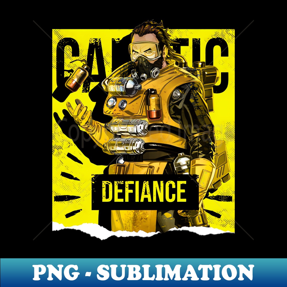 Apex Legends Caustic Defiance - PNG Transparent Sublimation - Inspire ...
