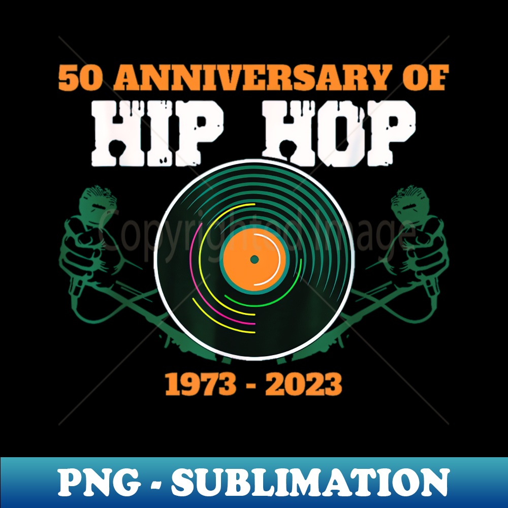 50 Years Hip Hop Vinyl Retro 50th Anniversary Celebration - | Inspire ...