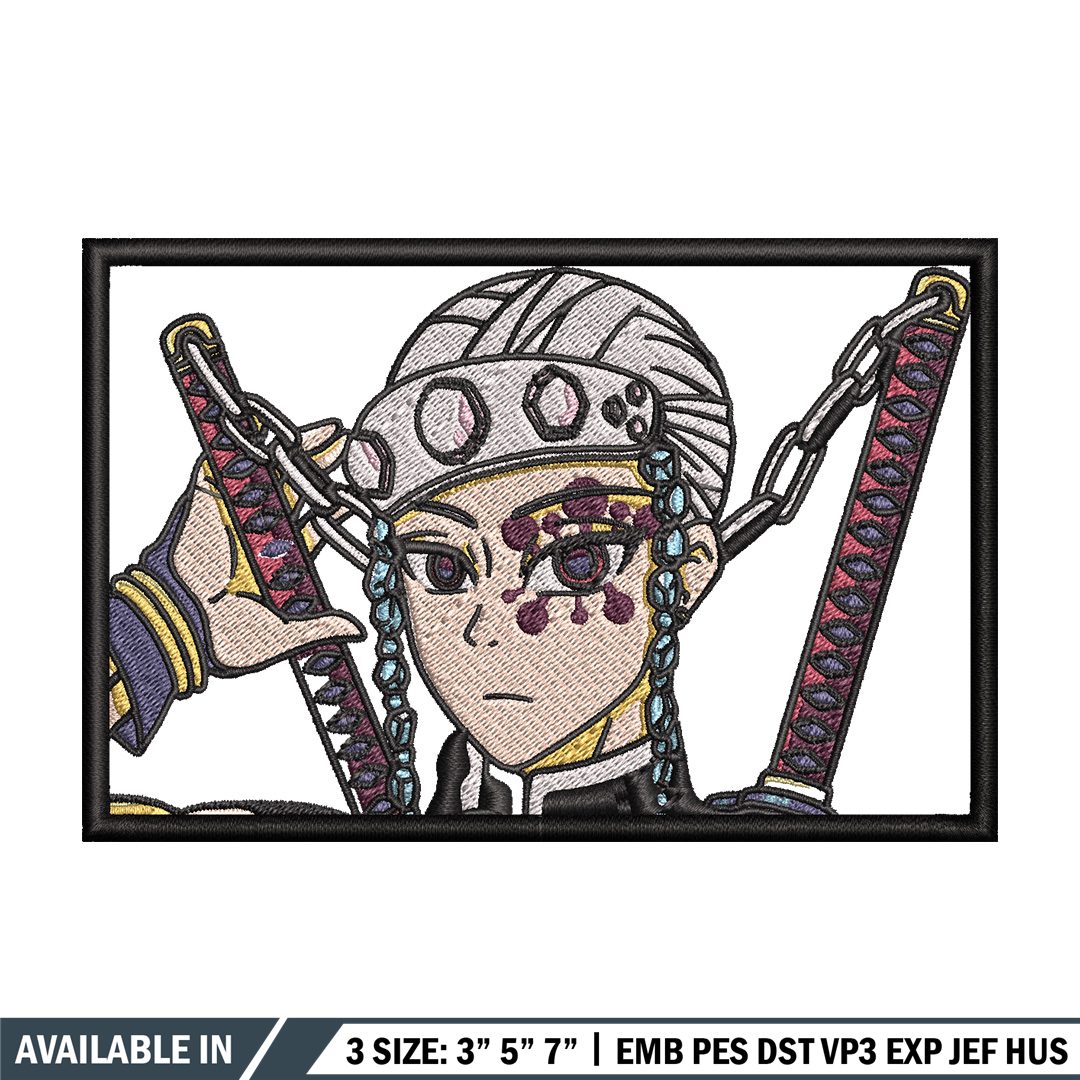 Tengen frame embroidery design, Tengen embroidery, Anime des | Inspire ...