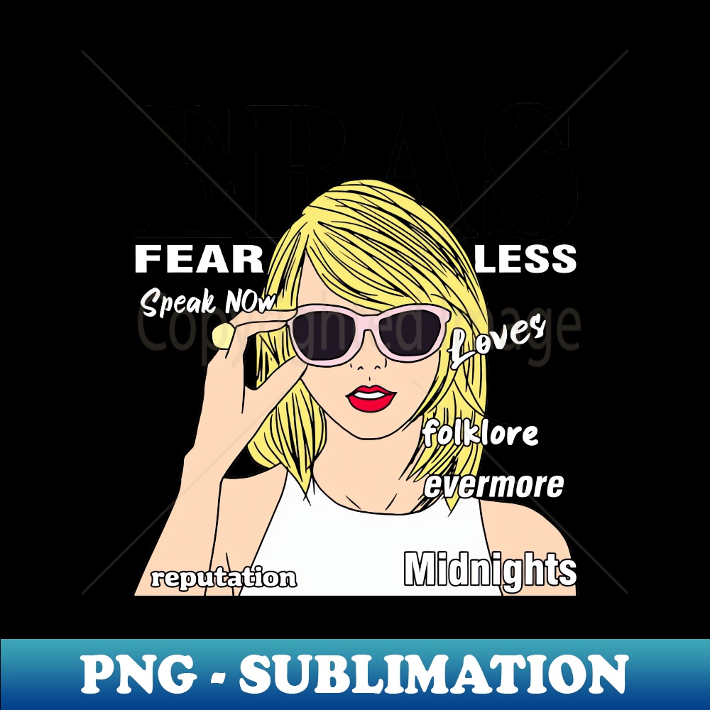 Taylor Swift Eras Fearless - PNG Transparent Sublimation Des | Inspire ...