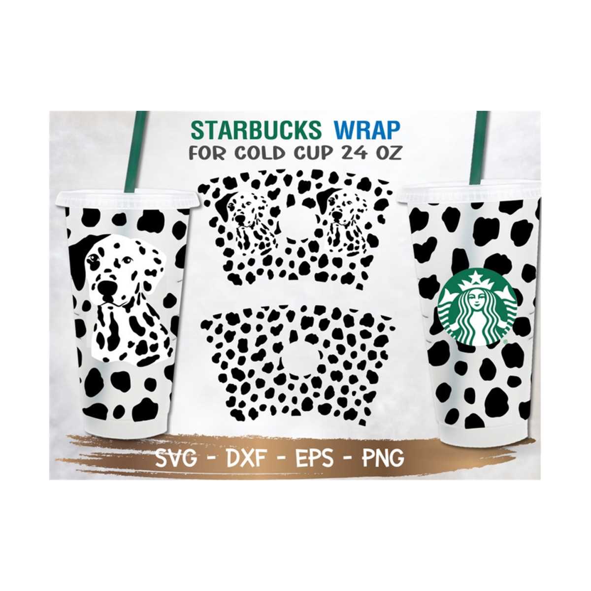 Dalmatian Starbucks Cup SVG, Dalmatian svg, Dalmatian Pint s | Inspire ...