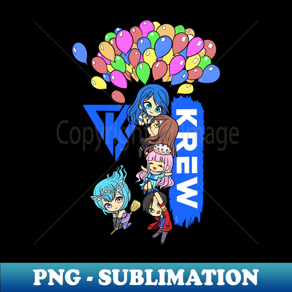 Krew and balloons - Premium PNG Sublimation File - Fashionab | Inspire ...