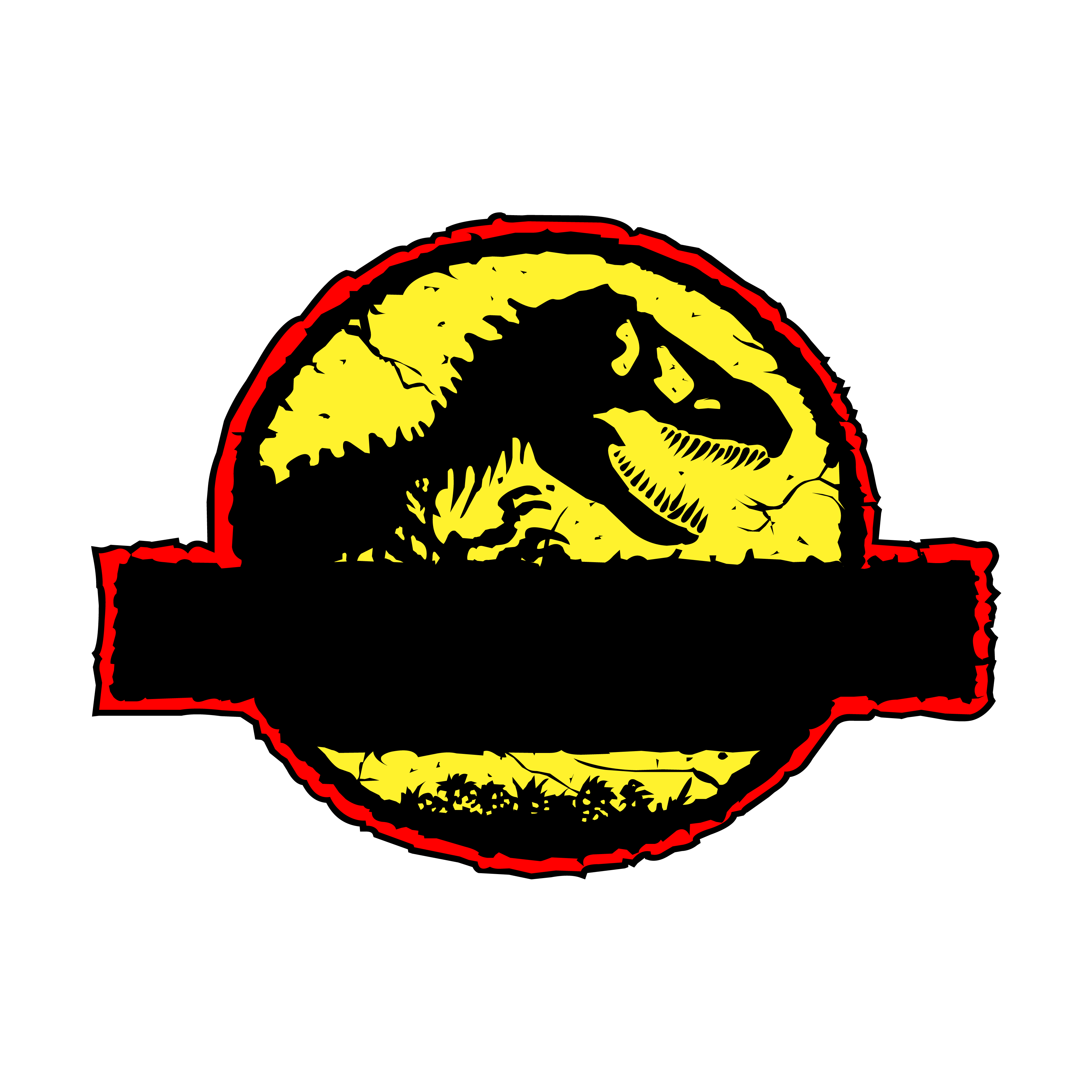 Jurassic Park Template svg, Jurassic Park svg, Jurassic Park | Inspire ...