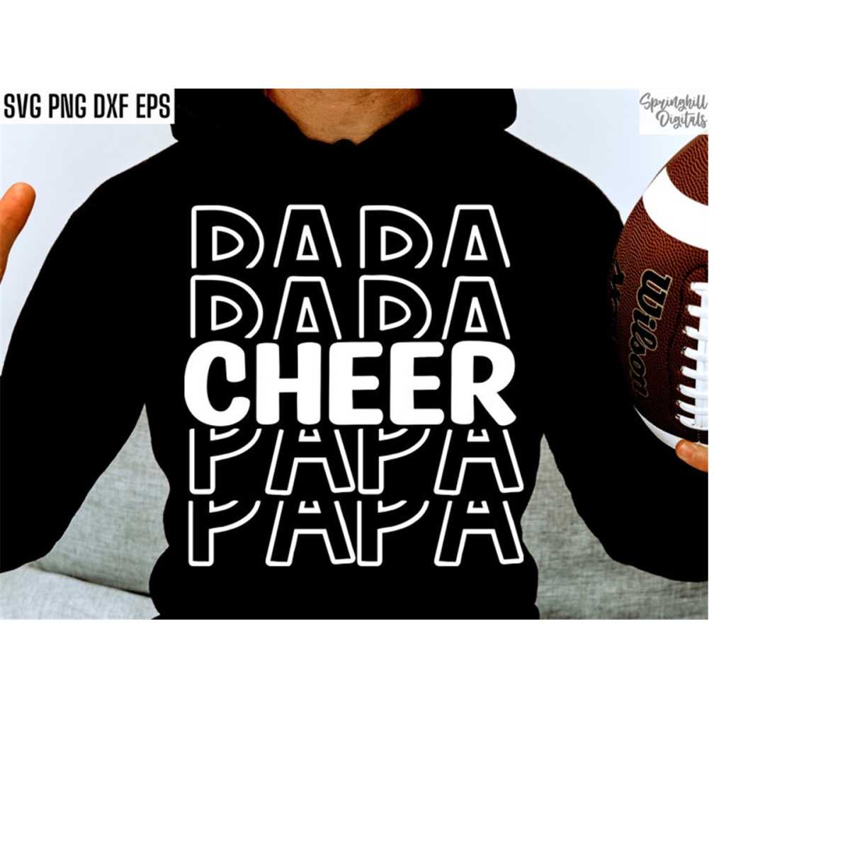 Cheer Papa Svg | Cheerleading T-shirt | Cheer Team Cut Files - Inspire ...